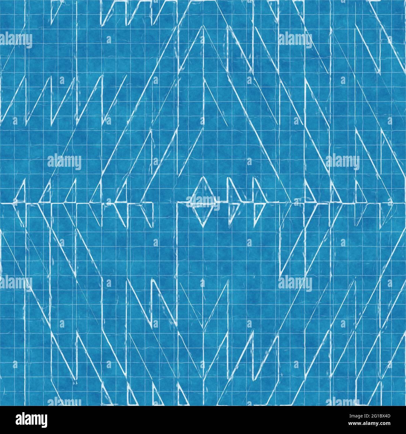 Seamless bright blue blueprint pattern for textile and print Stock ...