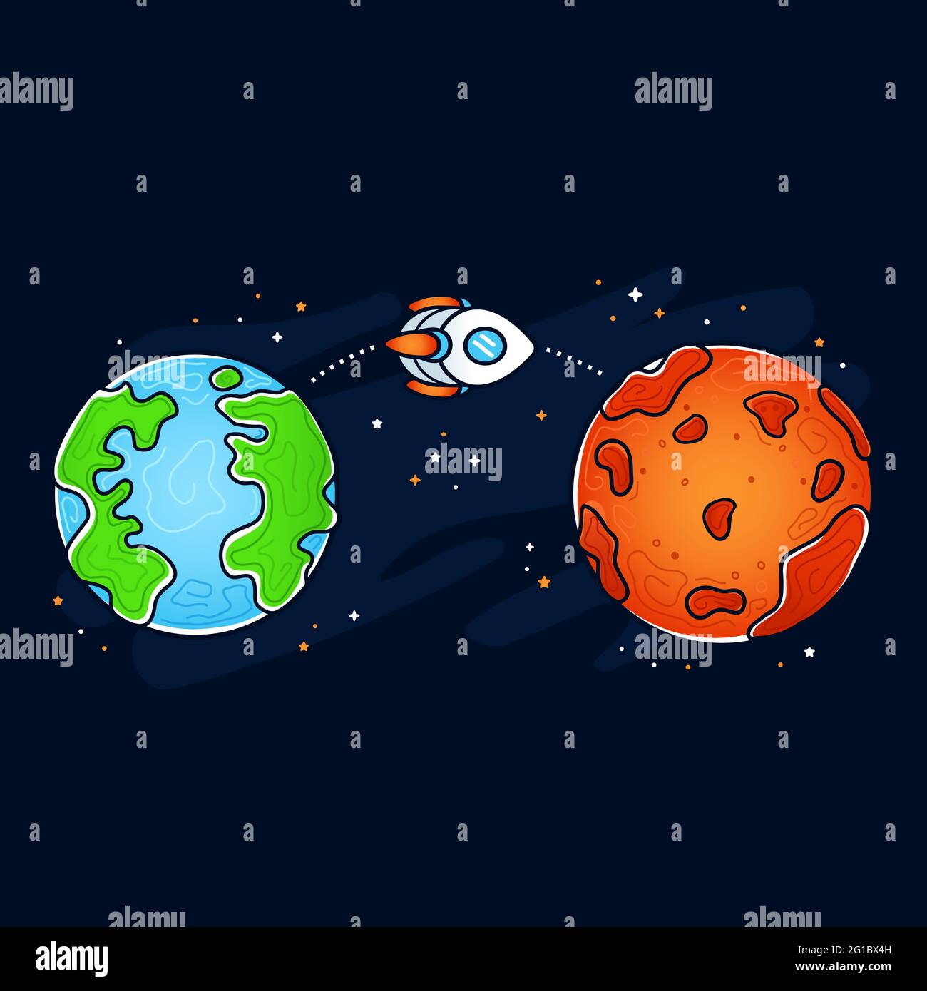 The ship transportation system Stock Vector Images - Alamy