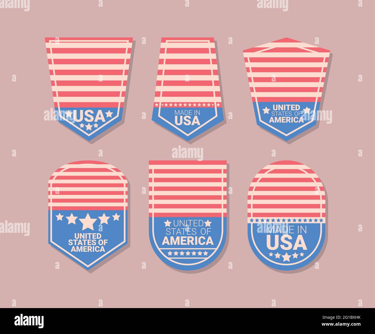 Pride flag badges Stock Vector Images - Alamy