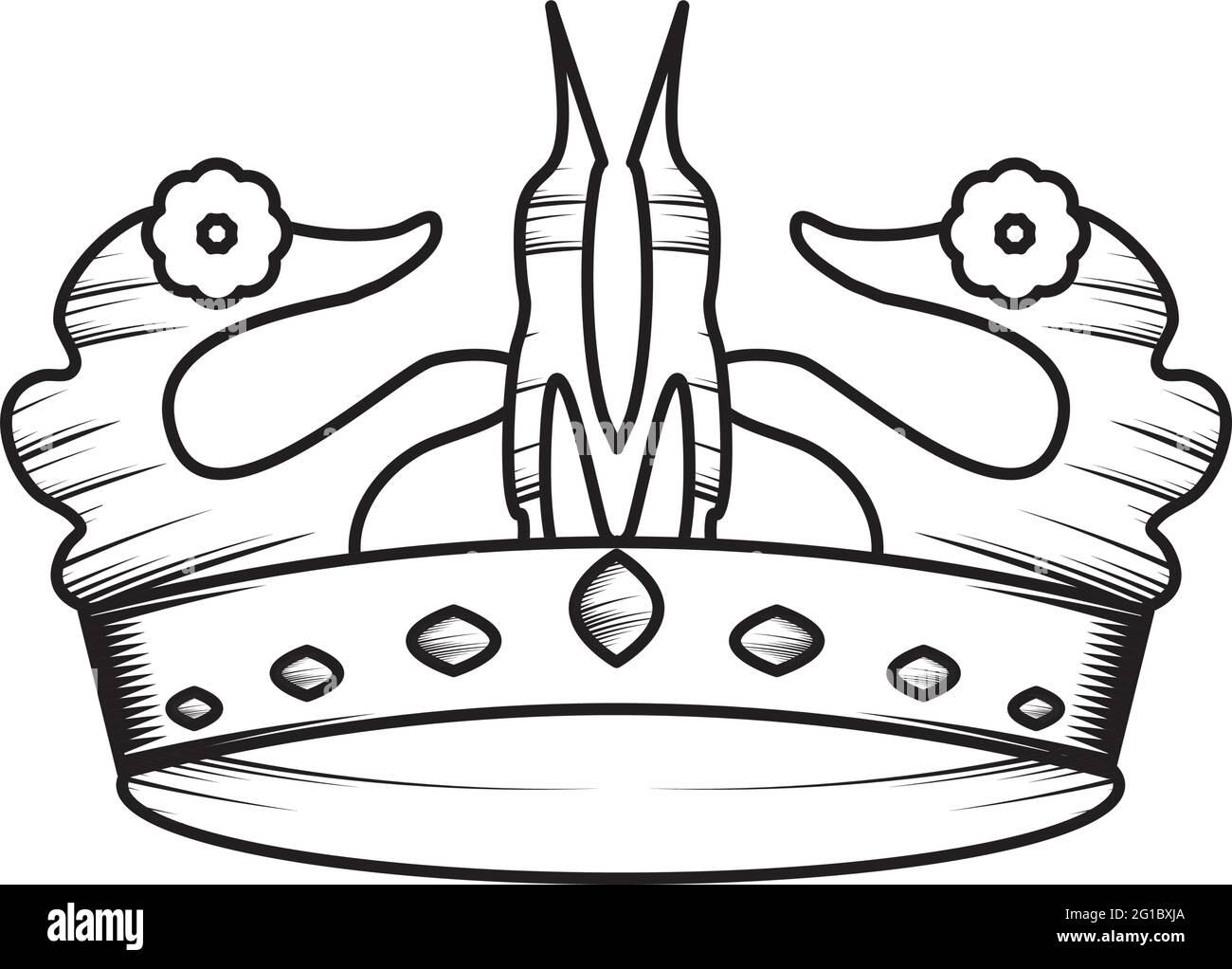 crown monarch icon Stock Vector Image & Art - Alamy