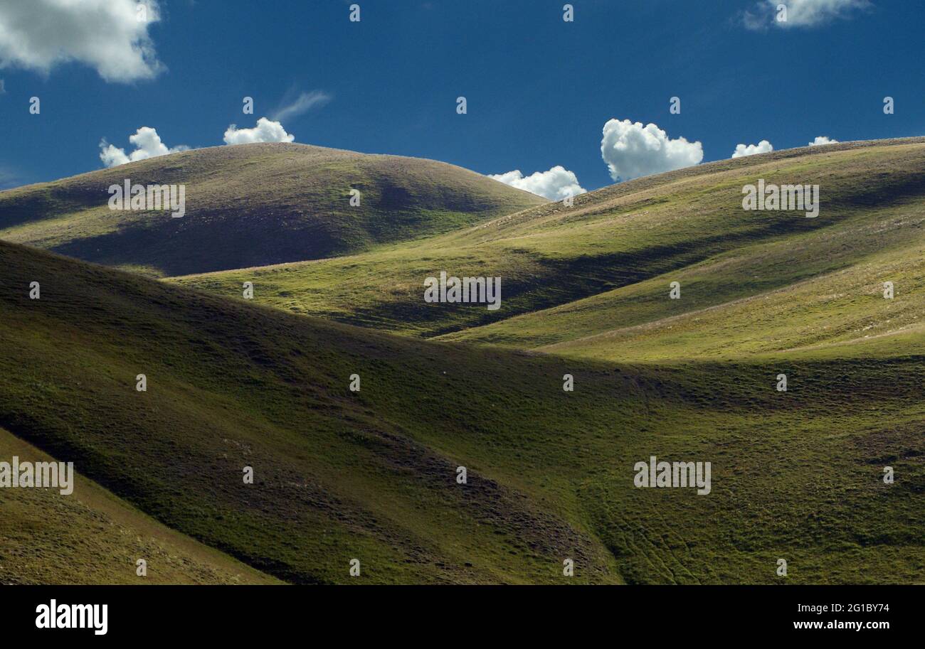 Spectacular drone shot of high resolution high mountain landscapes from ...