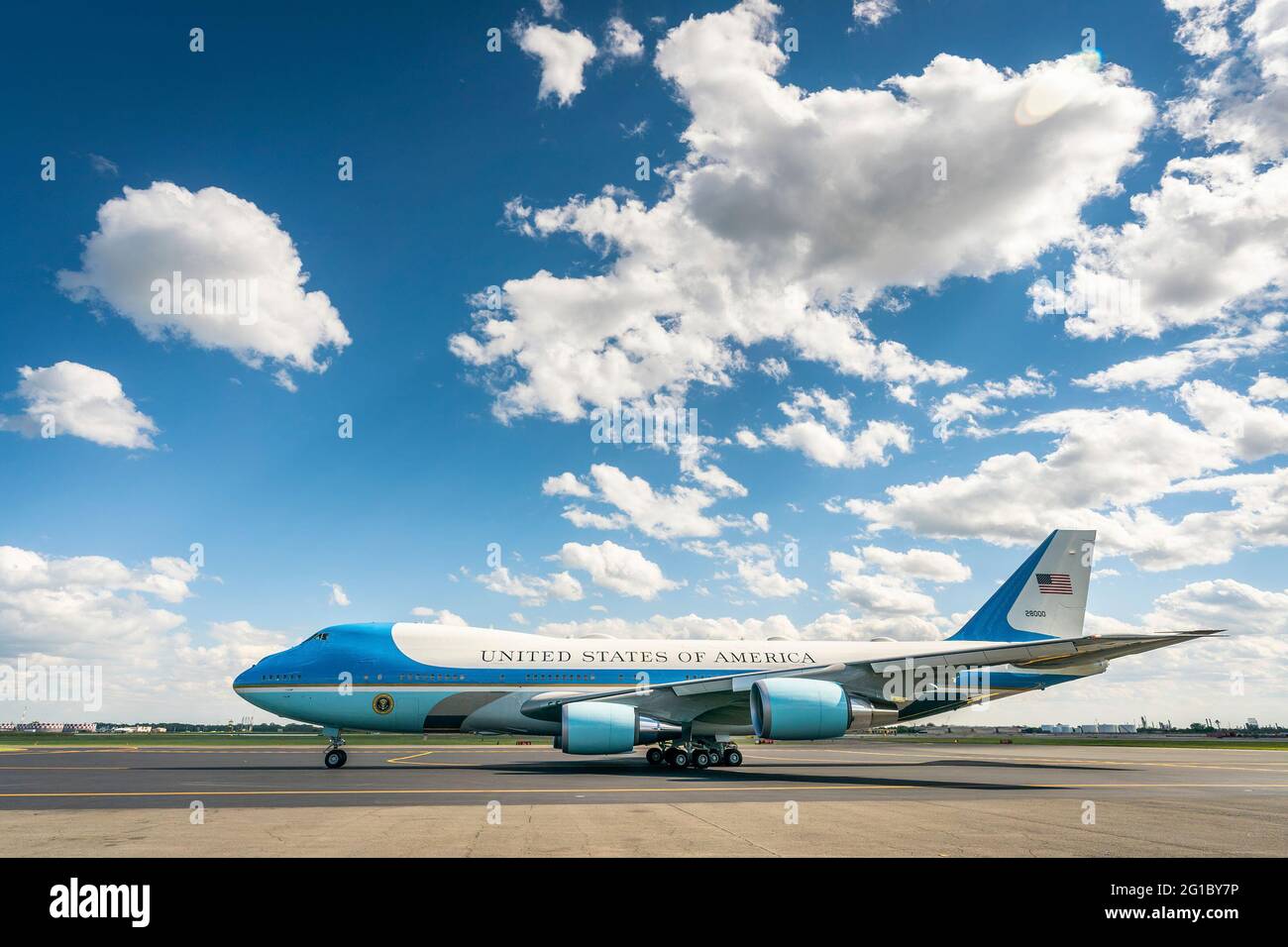 Air Force One, carrying President Joe Biden, take off from Philadelphia ...