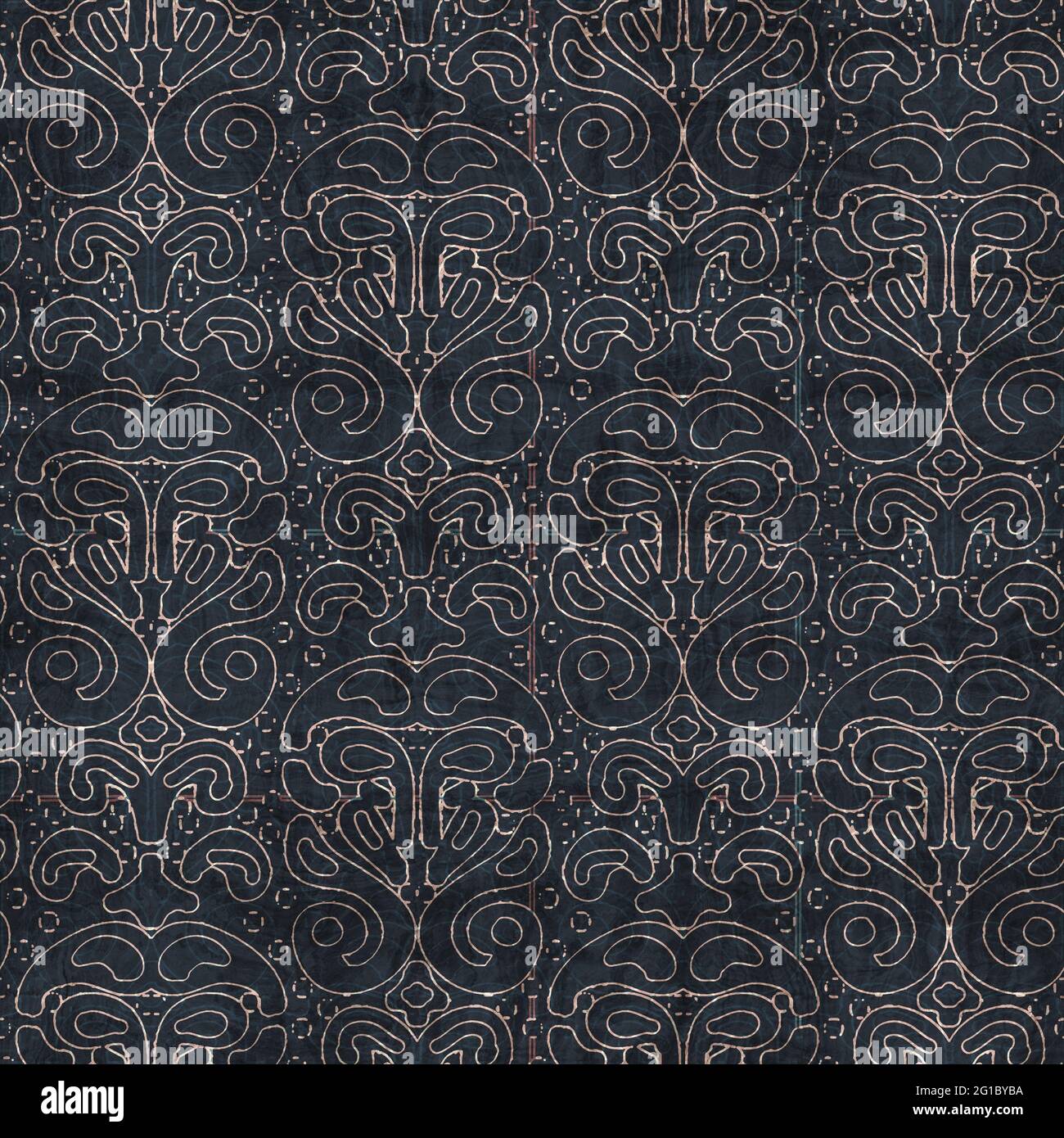 Seamless blue pink cream and navy surface pattern Stock Photo - Alamy