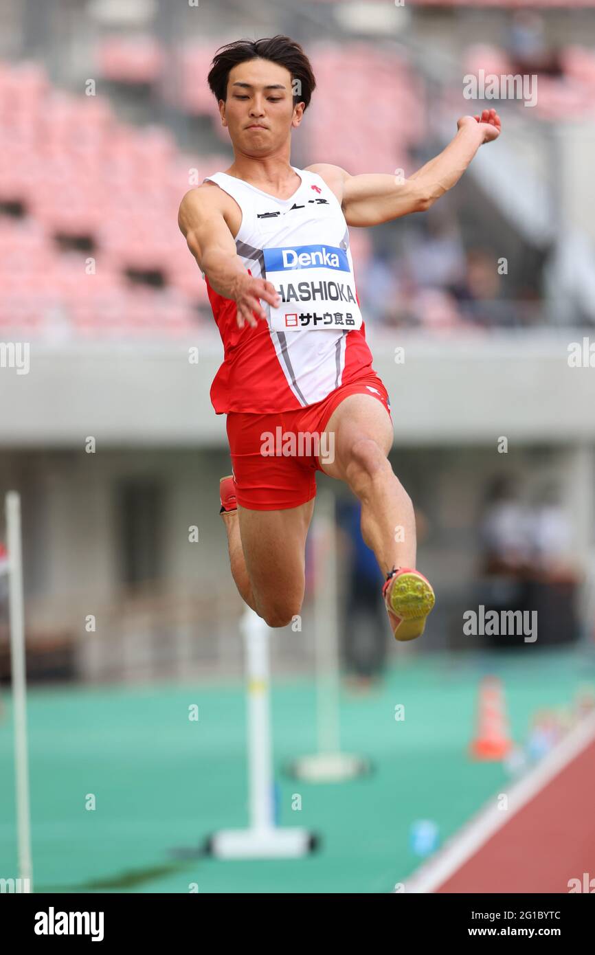 Niigata, Japan. 6th June, 2021. Yuki Hashioka Athletics : Denka ...