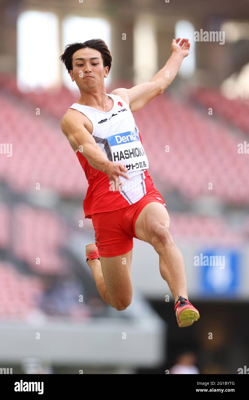 Niigata, Japan. 6th June, 2021. Yuki Hashioka Athletics : Denka ...