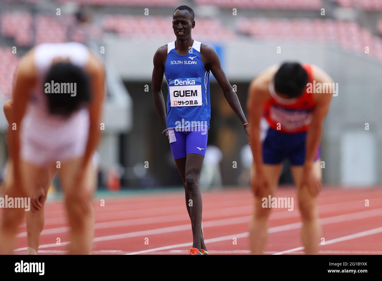 Niigata, Japan. 6th June, 2021. Abraham Majok Matet Guem (SSD ...