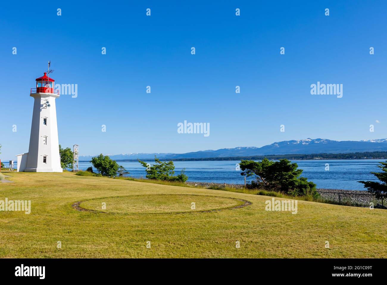 Lighthouse helicopter pad hi-res stock photography and images - Alamy