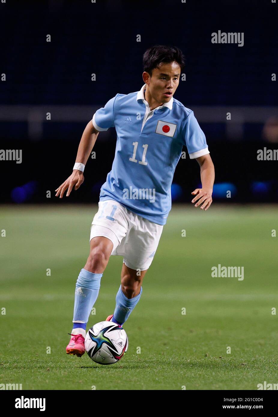 Fukuoka, Japan. 5th June, 2021. Takefusa Kubo (JPN) Football/Soccer ...
