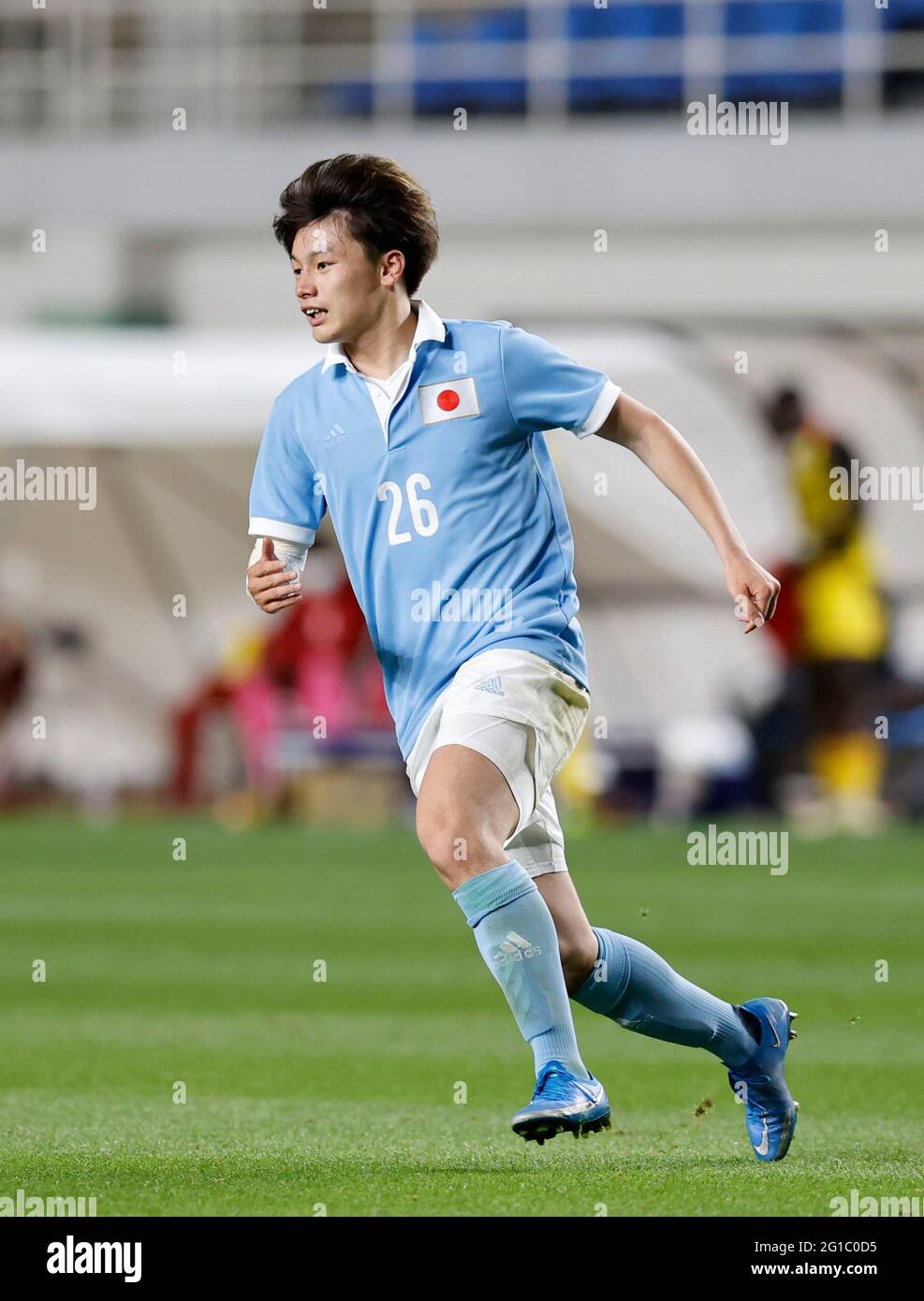 Fukuoka, Japan. 5th June, 2021. Ayase Ueda (JPN) Football/Soccer ...