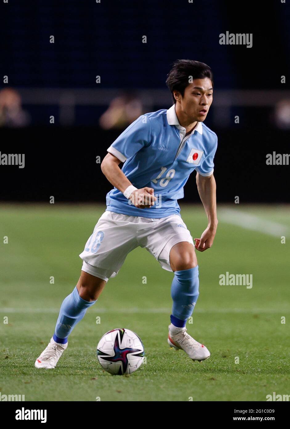Fukuoka, Japan. 5th June, 2021. Ryotaro Meshino (JPN) Football/Soccer ...