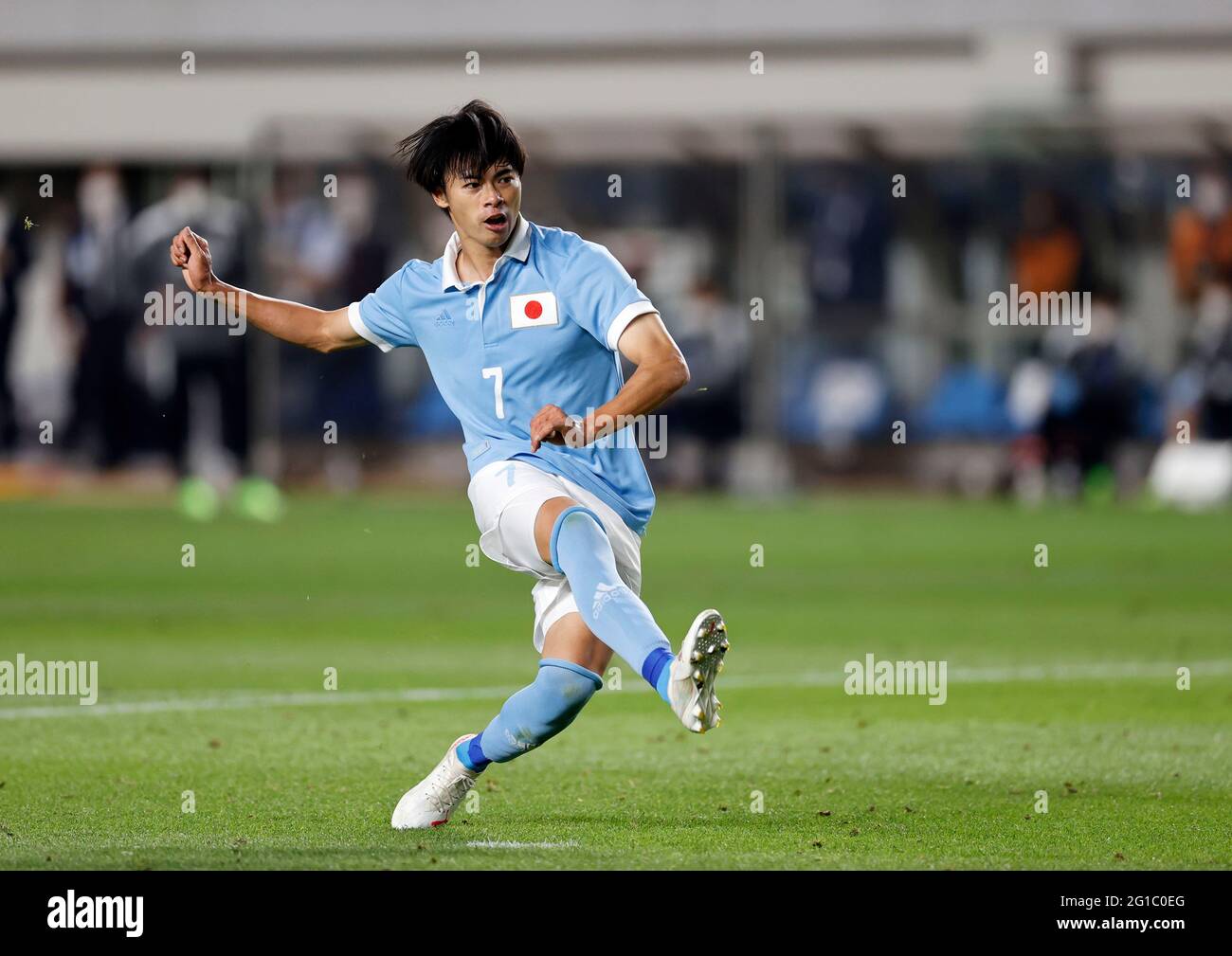 Fukuoka, Japan. 5th June, 2021. Kaoru Mitoma (JPN) Football/Soccer ...