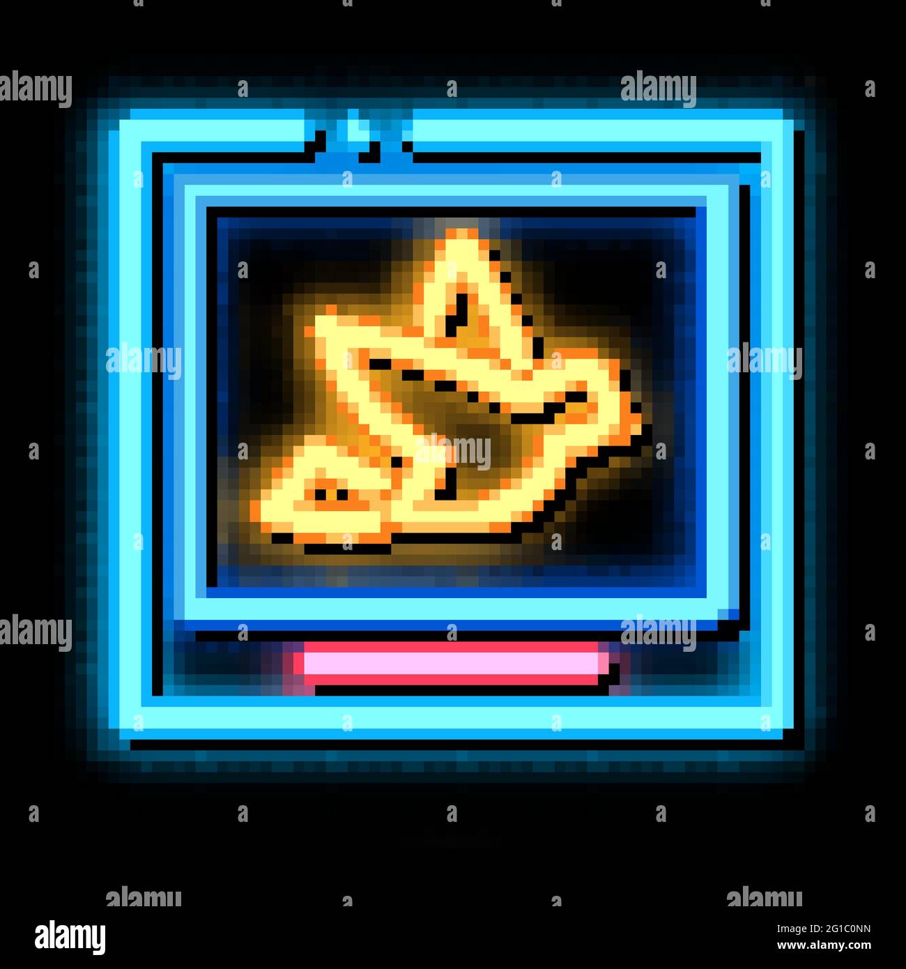 Bird On Computer Screen neon glow icon illustration Stock Vector Image ...