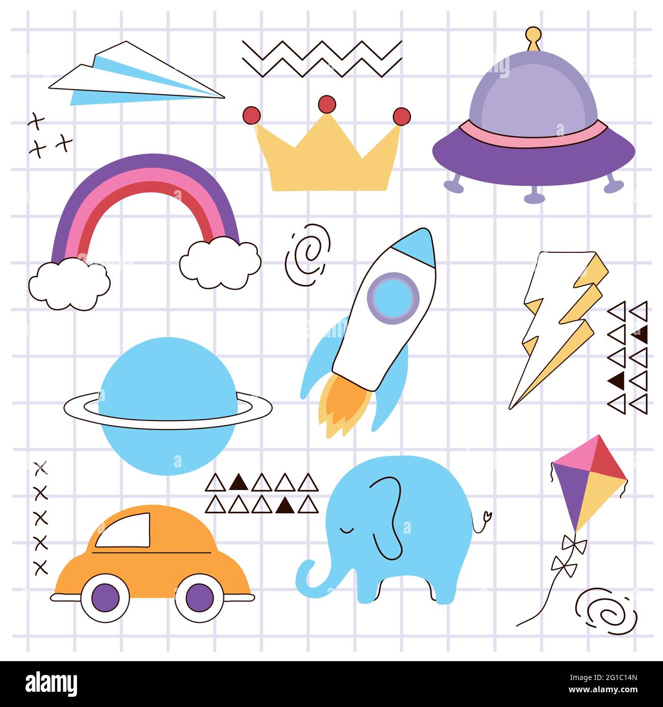 Pretty kite Stock Vector Images - Alamy