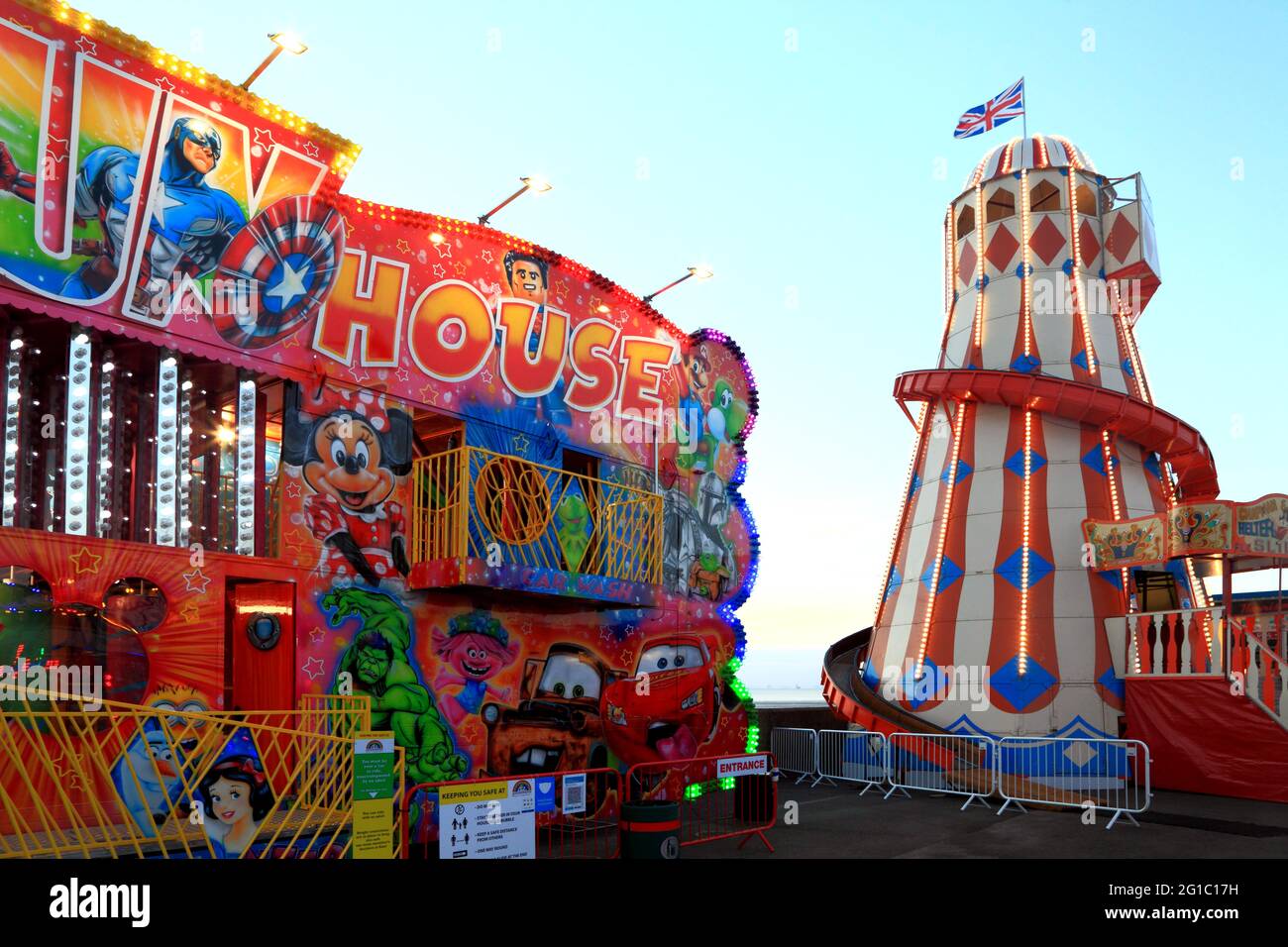 Hunstanton, Pleasure Beach, Funfair, Norfolk, England Stock Photo - Alamy