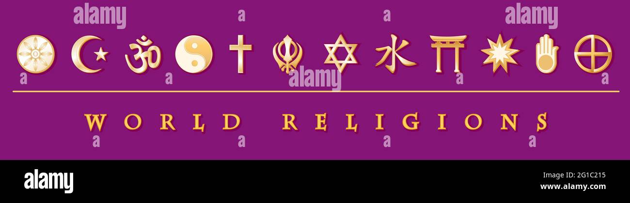 Hindu buddhist christian muslim jewish hi-res stock photography and ...