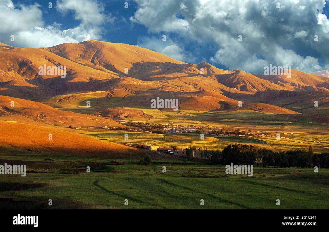 Spectacular drone shot of high resolution high mountain landscapes from ...