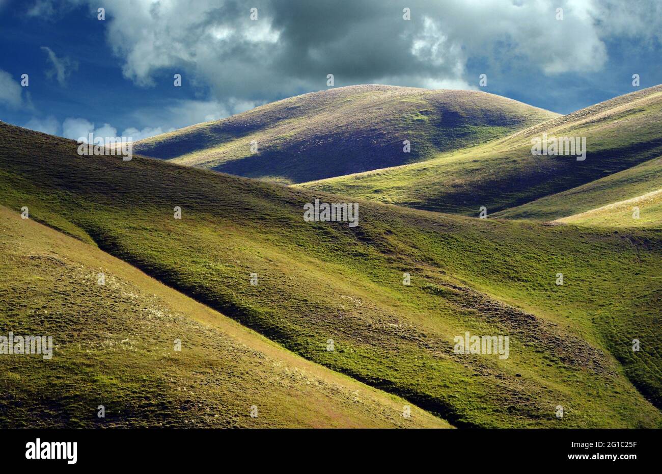 Spectacular drone shot of high resolution high mountain landscapes from ...