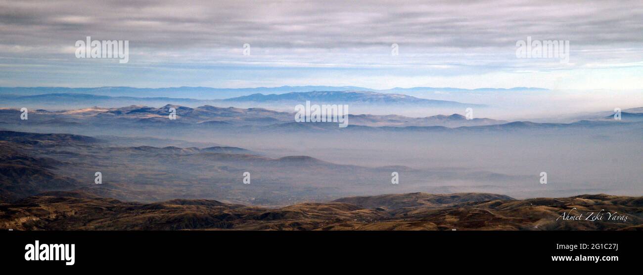 Spectacular drone shot of high resolution high mountain landscapes from ...