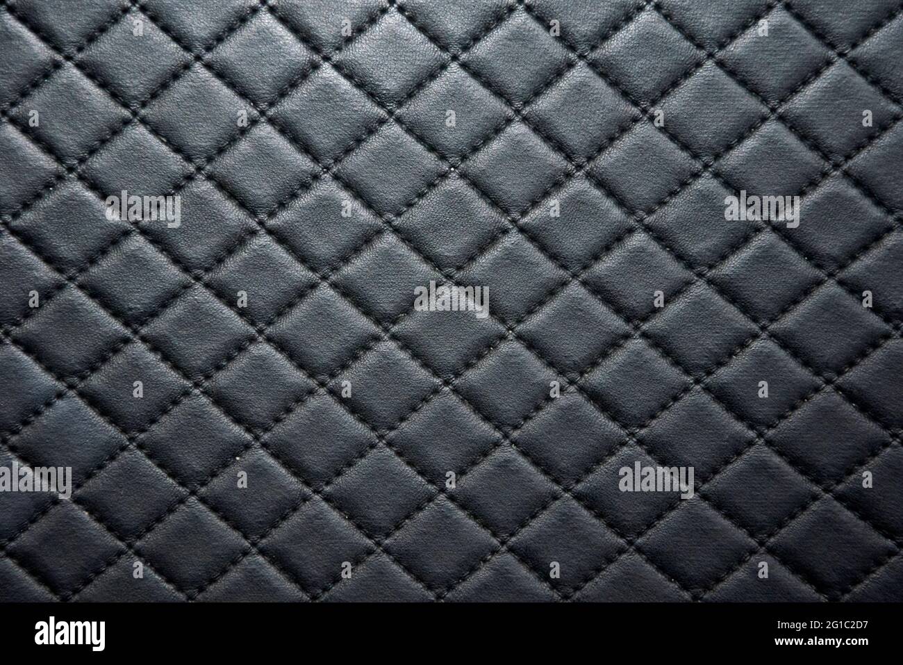 black leather texture with seam background Stock Photo - Alamy