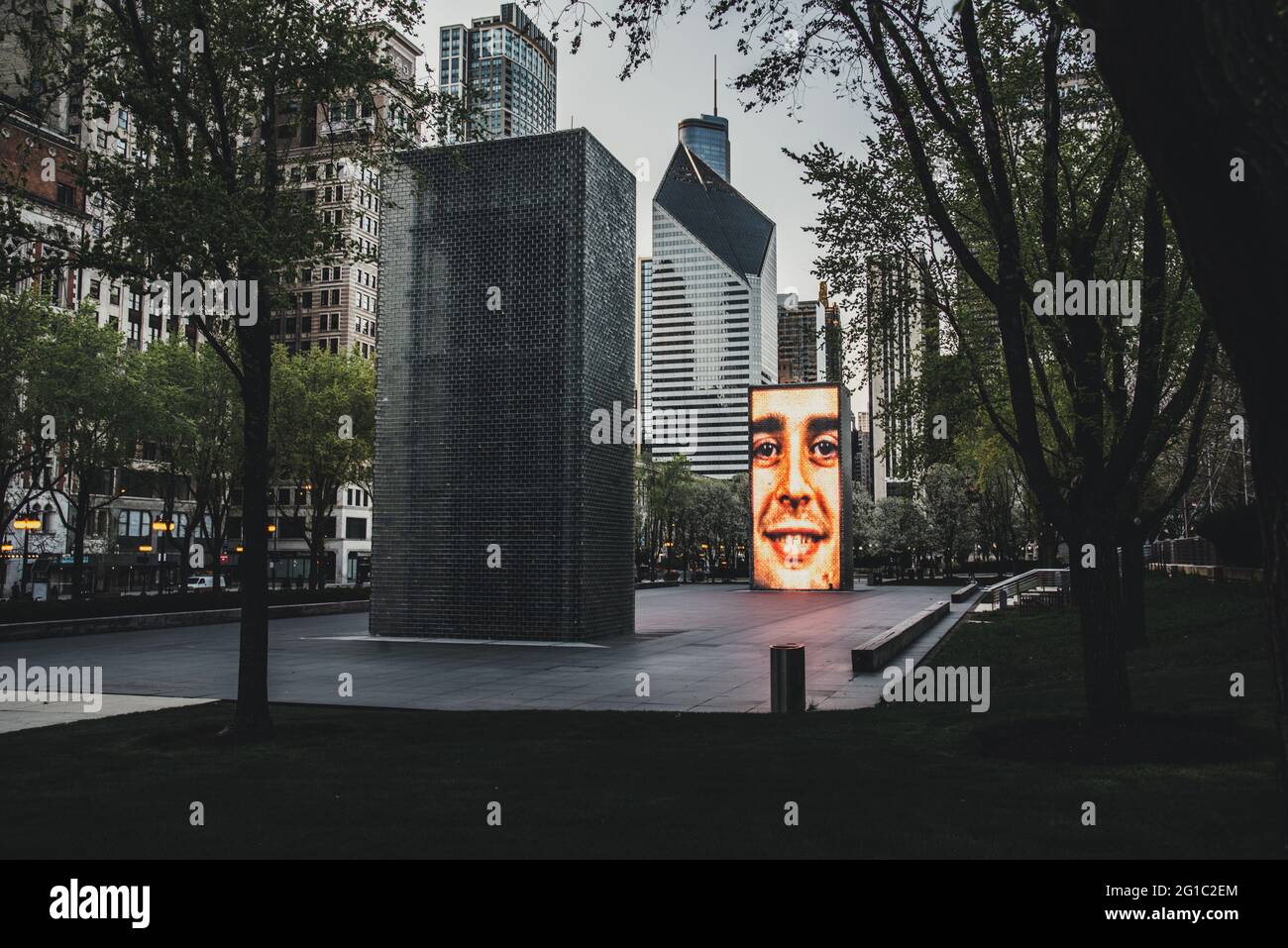 Modern Buildings in Chicago. Architecture detais of Chicago Stock Photo ...