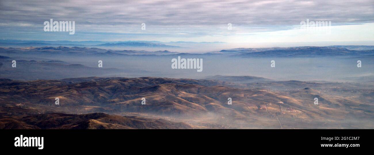 Spectacular drone shot of high resolution high mountain landscapes from ...