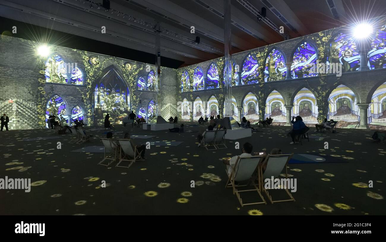 New York, USA. 05th June, 2021. Van Gogh: The Immersive Experience ...
