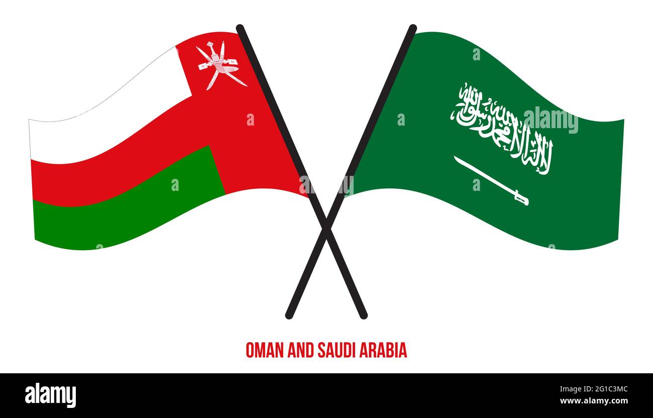 Oman saudi arabia flag hi-res stock photography and images - Alamy