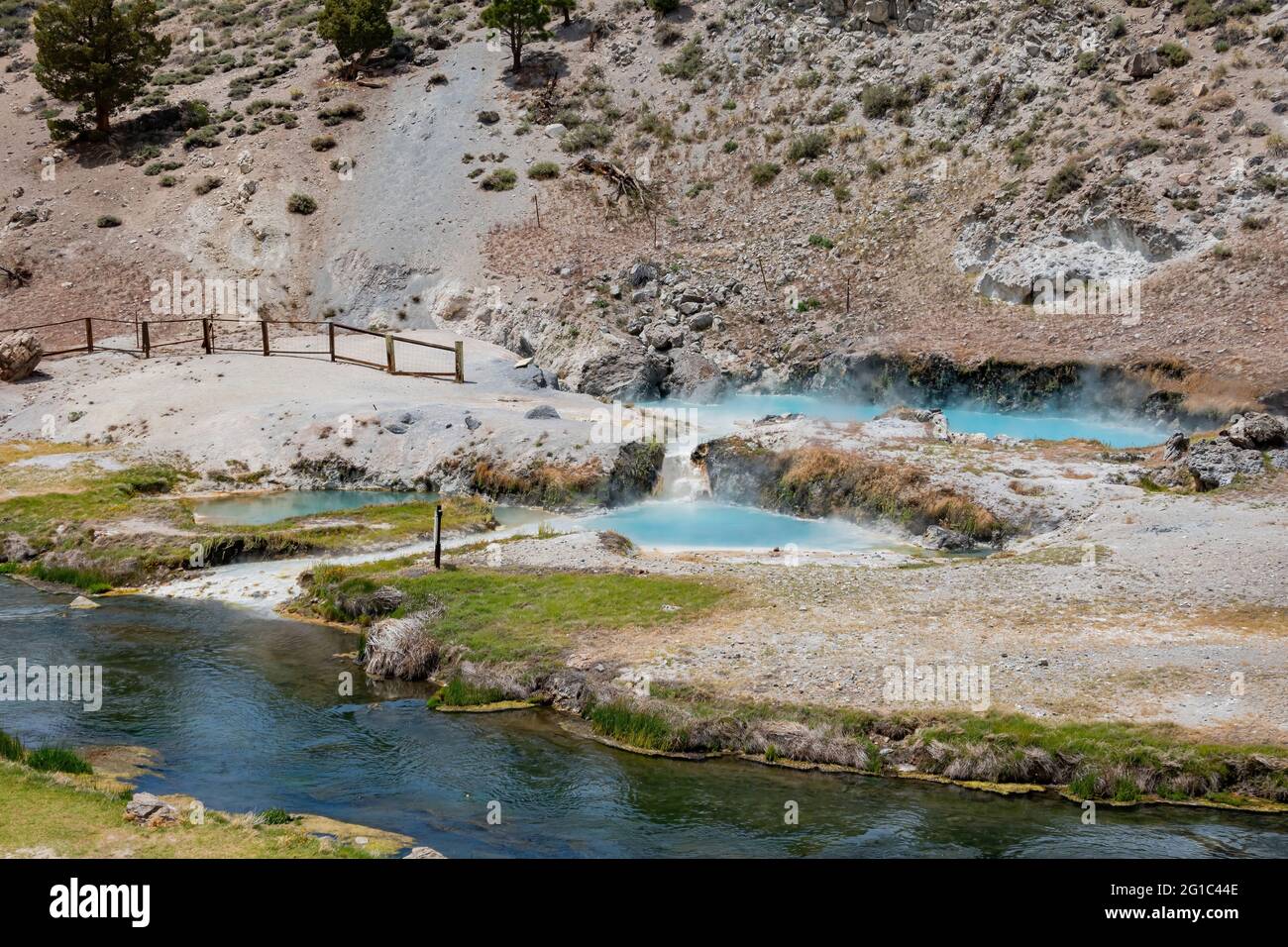 Hot creek geological site hi-res stock photography and images - Alamy