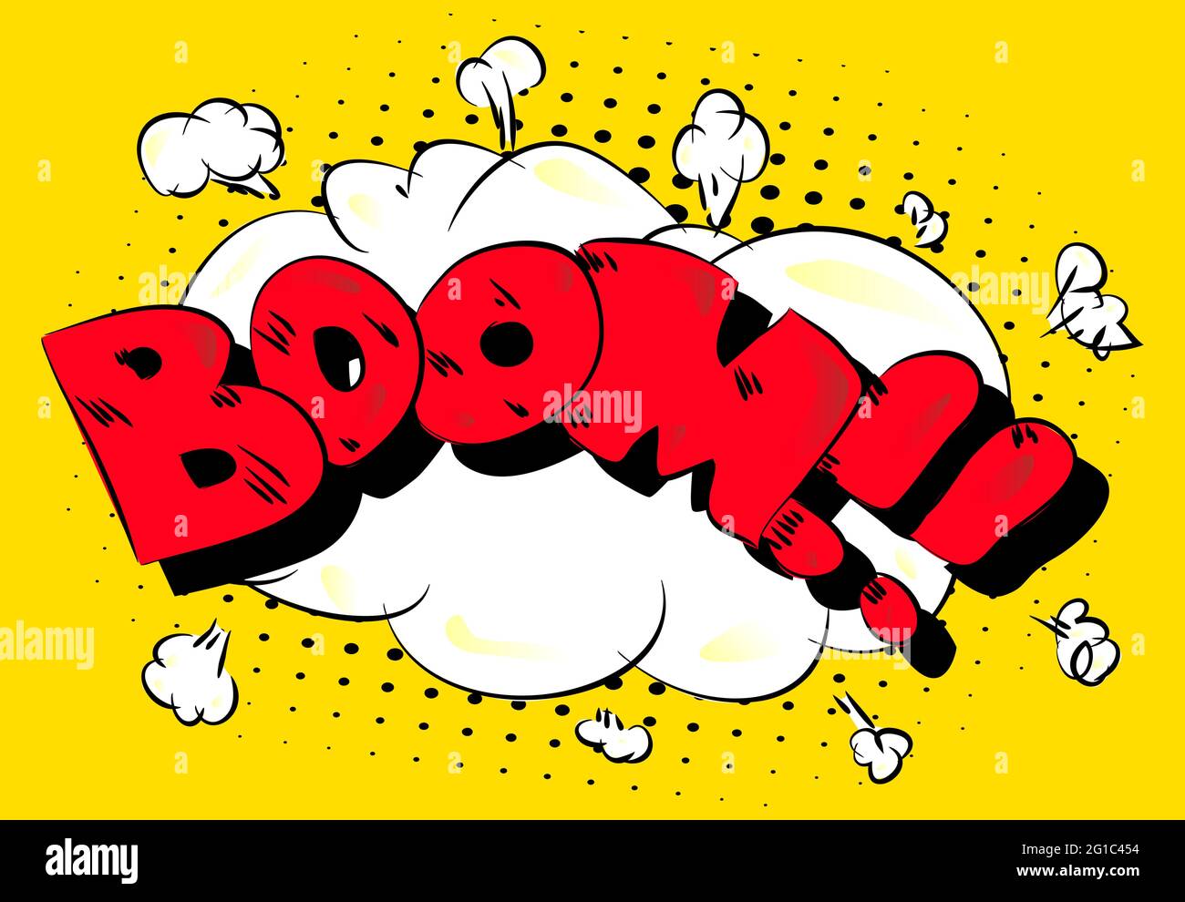Pop Art Words Boom