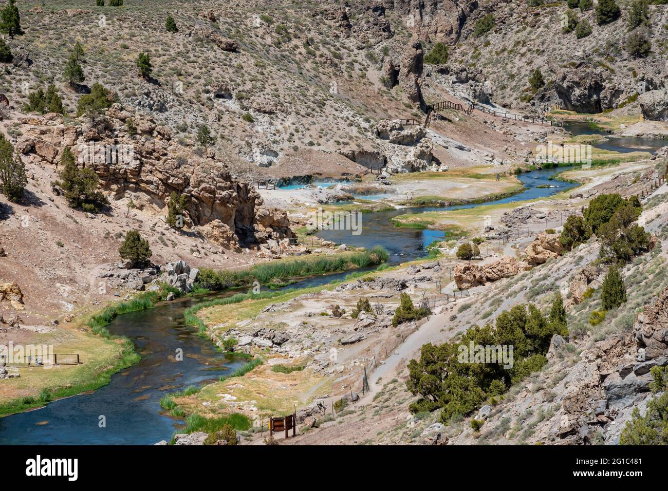 Hot Creek Geological Site High Resolution Stock Photography and Images ...