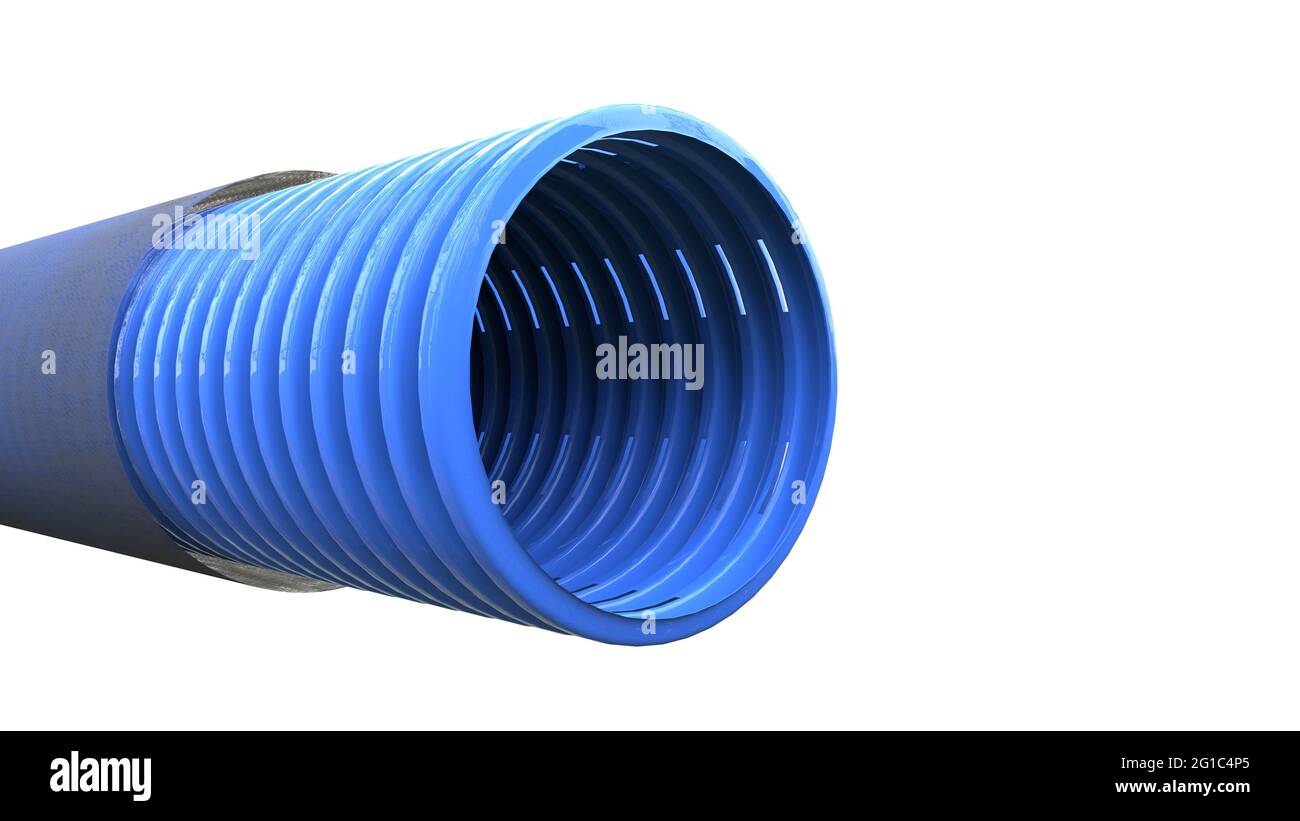 drain tube structure scheme - isolated digital industrial 3D ...