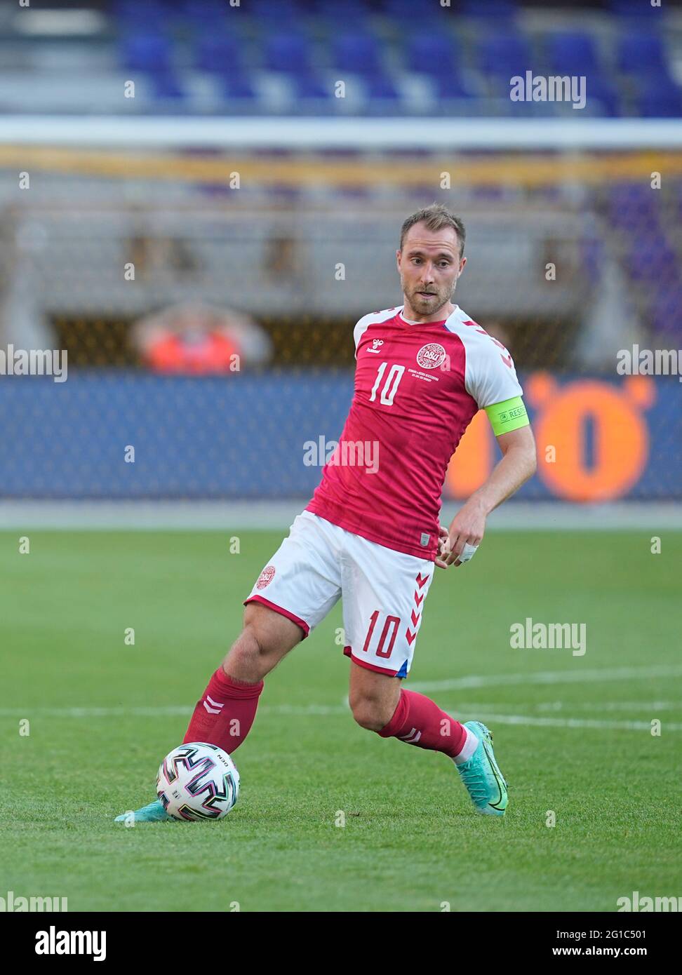 June 6, 2021: Denmark's Christian Eriksen during Denmark against Bosnia ...