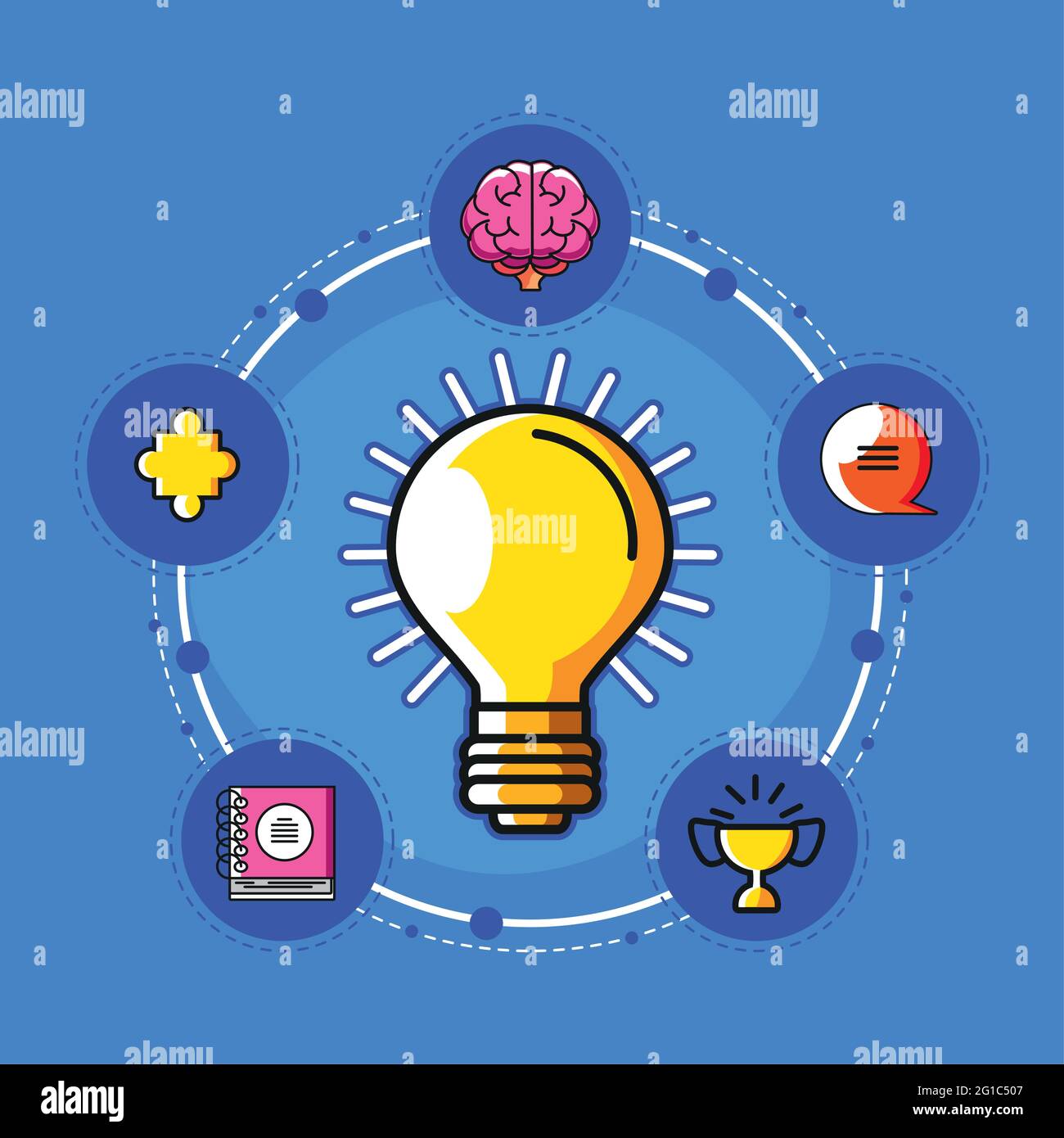 idea process creativity Stock Vector Image & Art - Alamy
