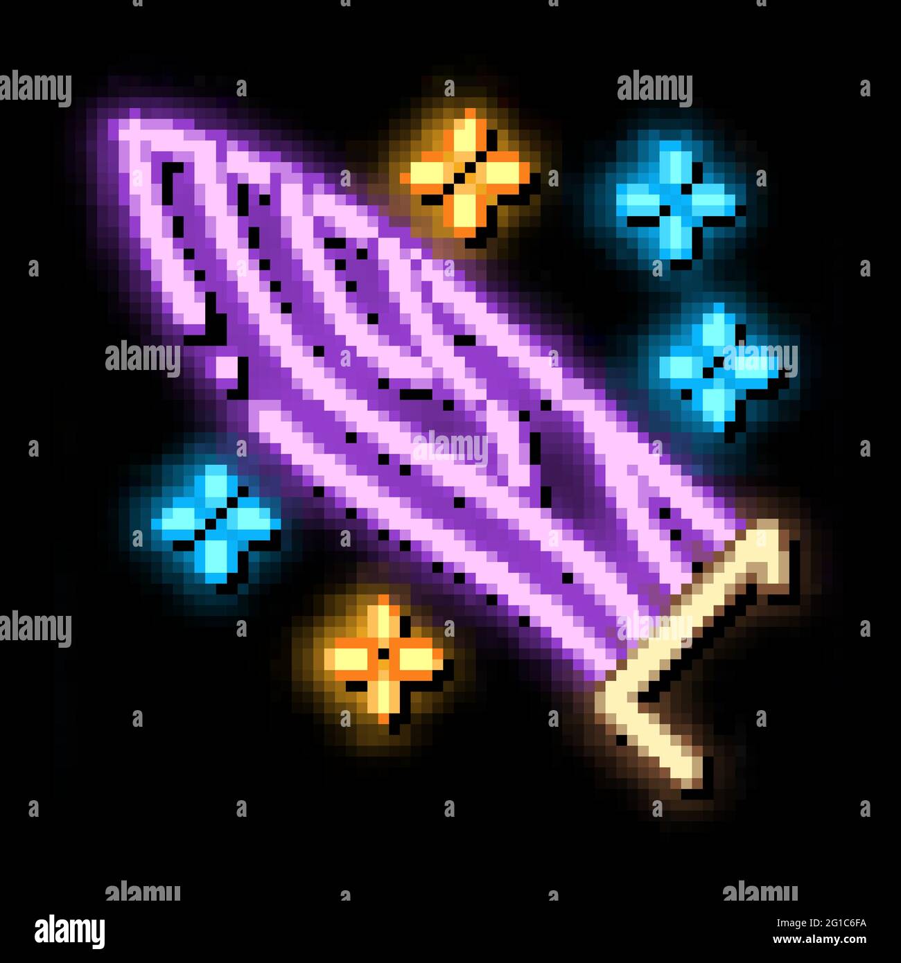 Sparkling Knife neon glow icon illustration Stock Vector Image & Art ...