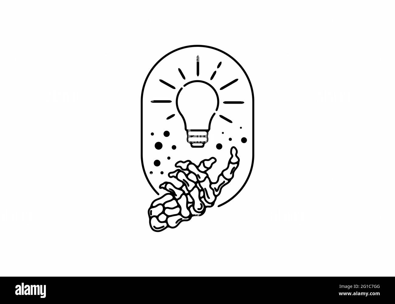 Imagination icon simple line Black and White Stock Photos & Images - Alamy