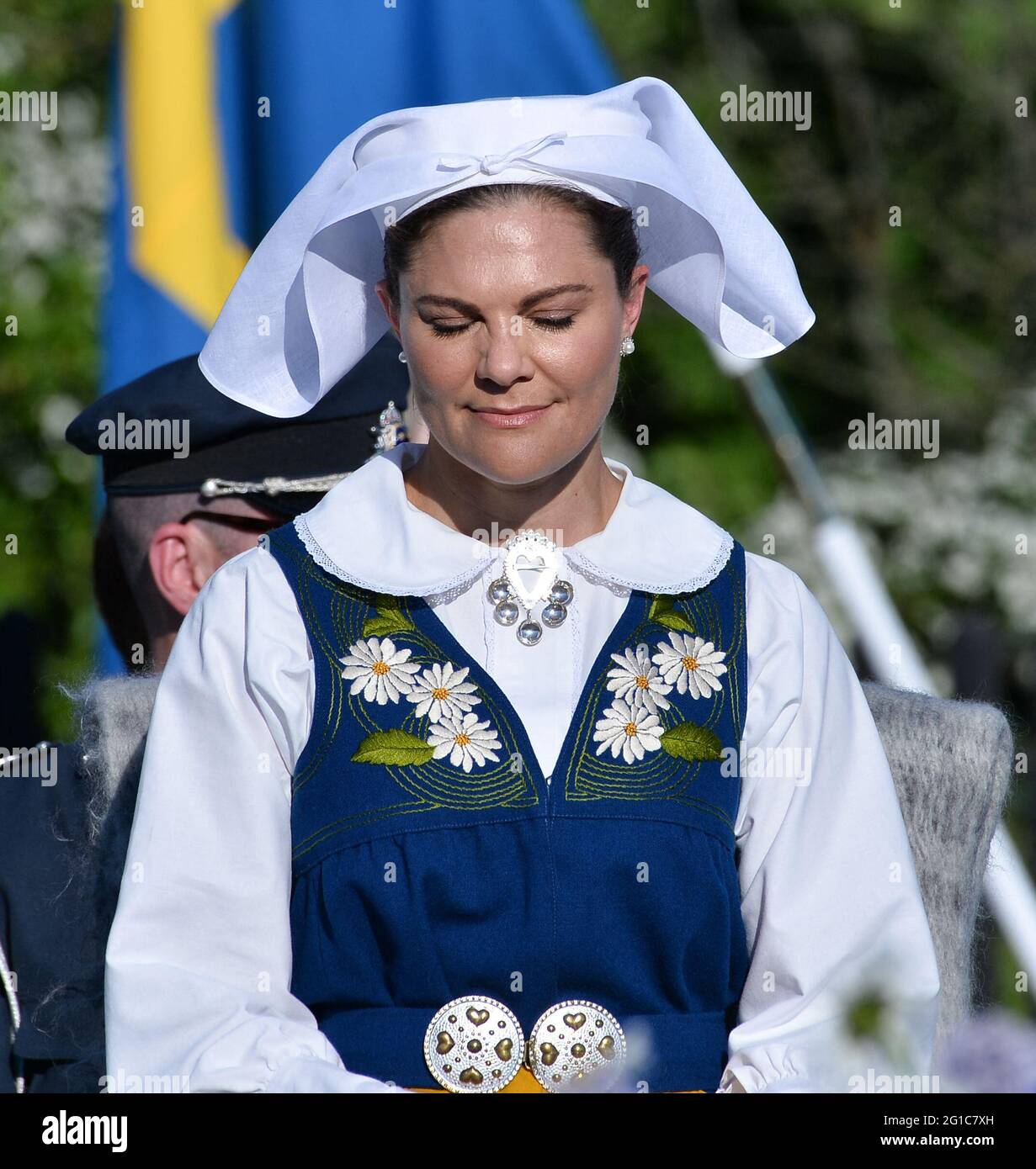 Crown Princess Victoria during Swedish National day celebration at the ...