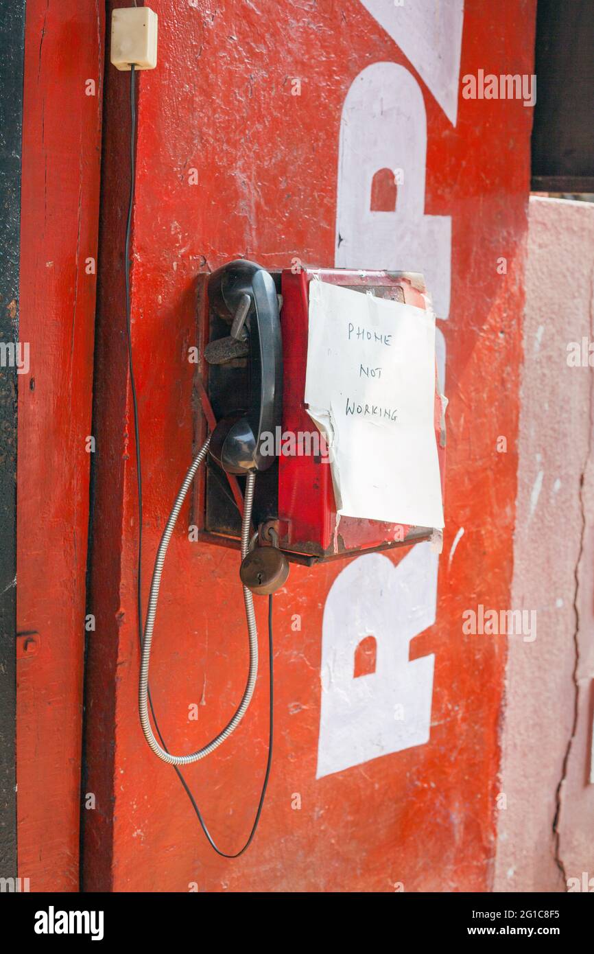 Phone out of order hi-res stock photography and images - Alamy