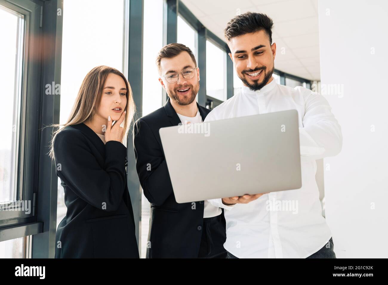 New software on show hi-res stock photography and images - Alamy