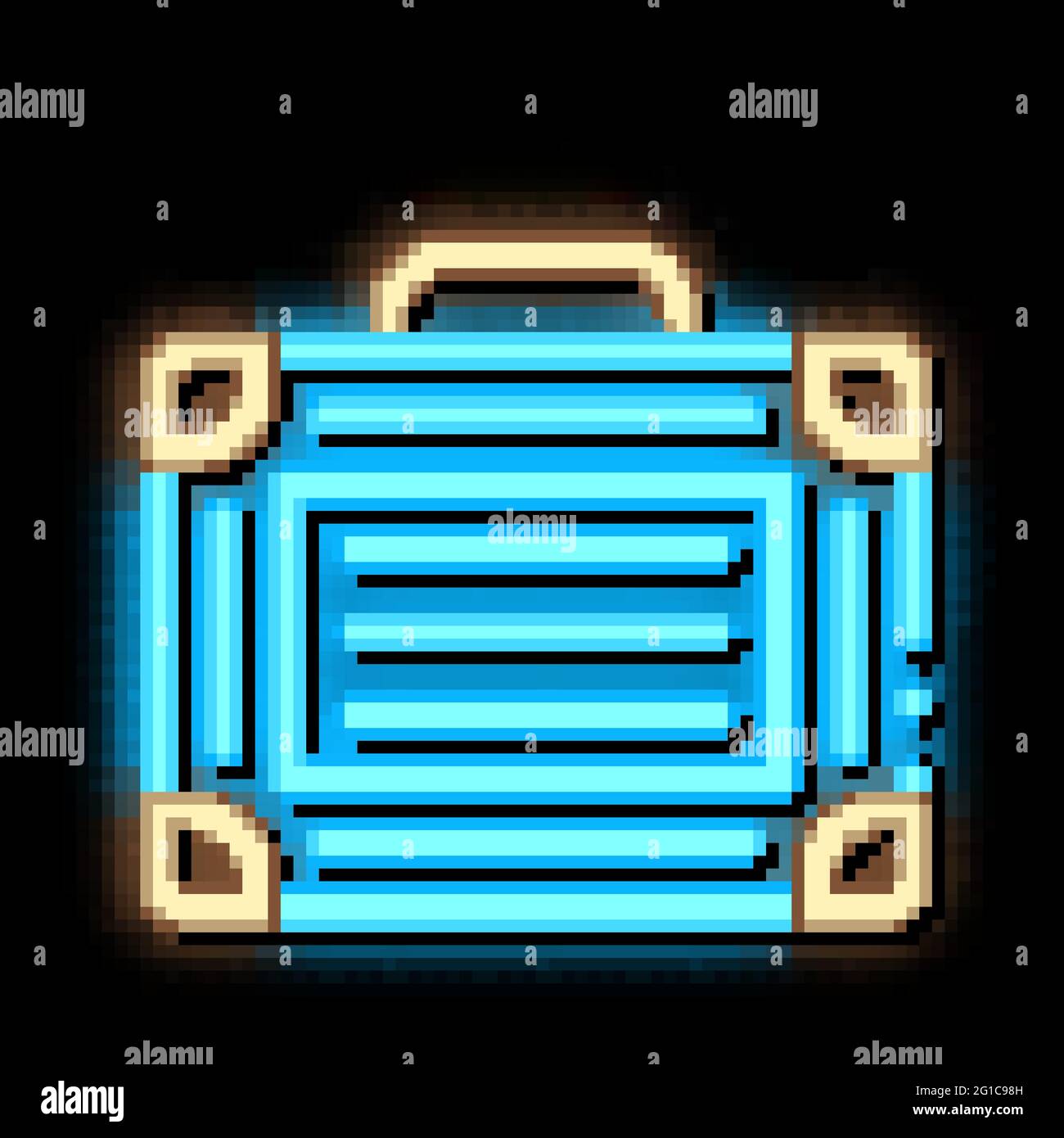 Equipment Case neon glow icon illustration Stock Vector Image & Art - Alamy
