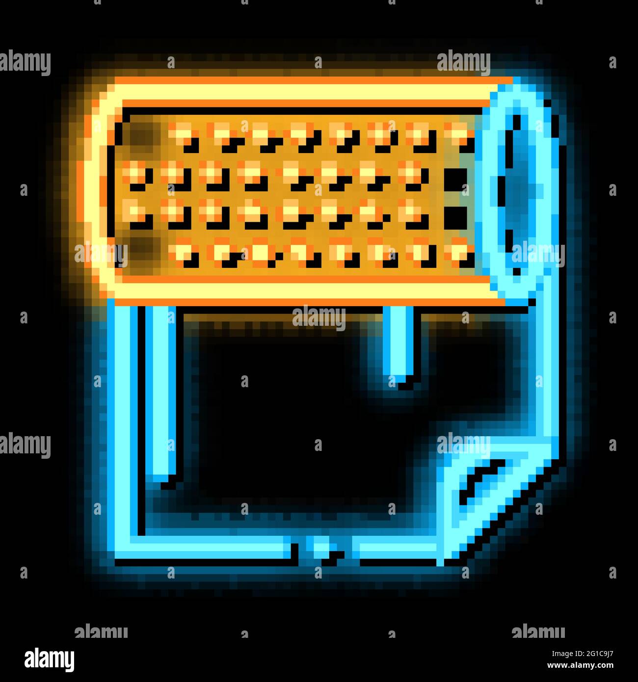 Paper Roll neon glow icon illustration Stock Vector Image & Art - Alamy