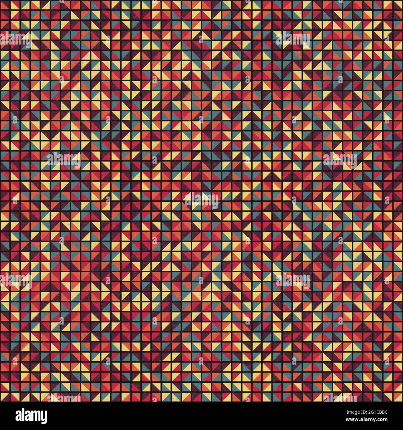 Abstract Geometrical generative computational art illustration Stock ...