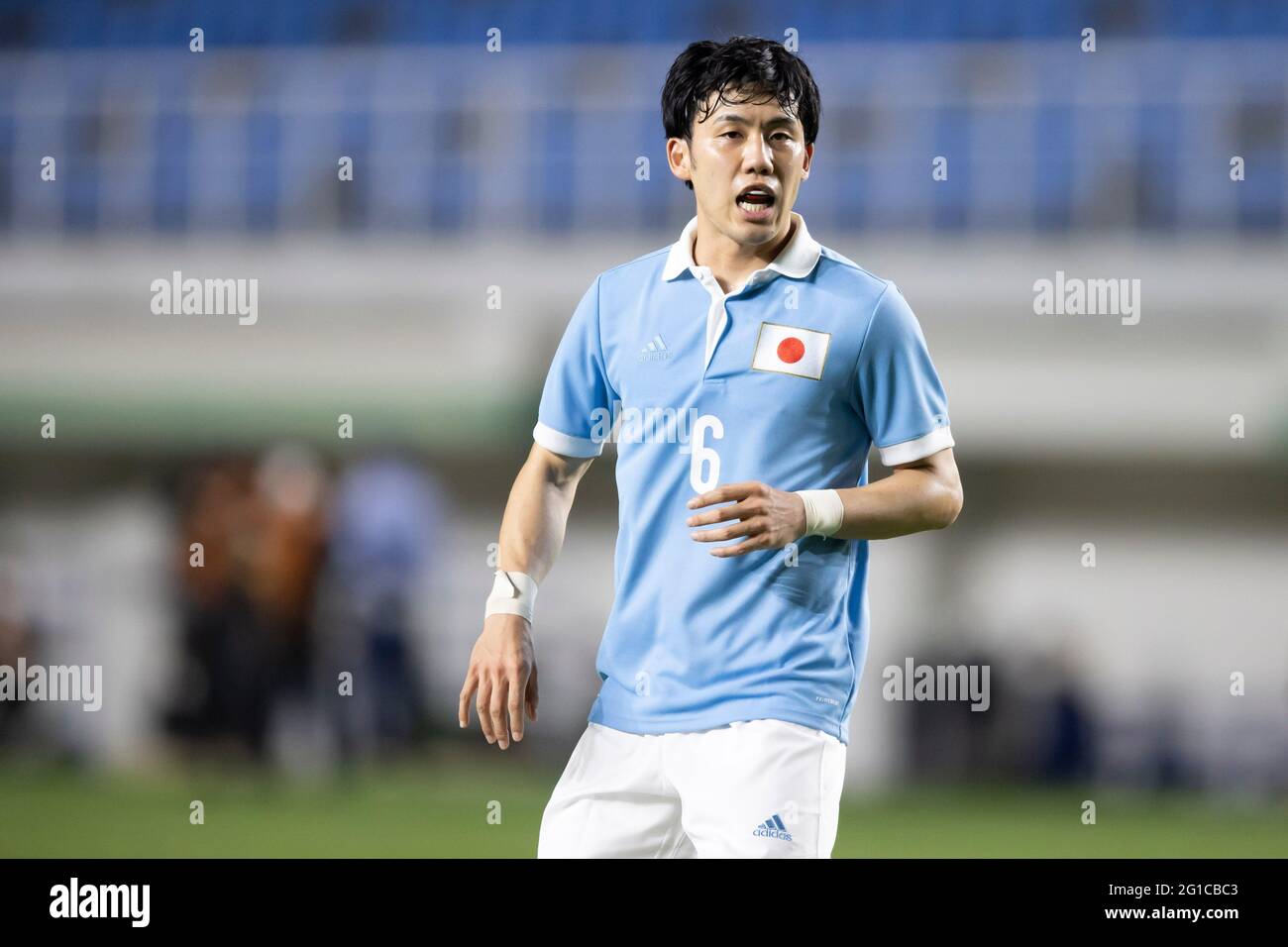 Best Denki Stadium, Fukuoka, Japan. 5th June, 2021. Wataru Endo (JPN ...