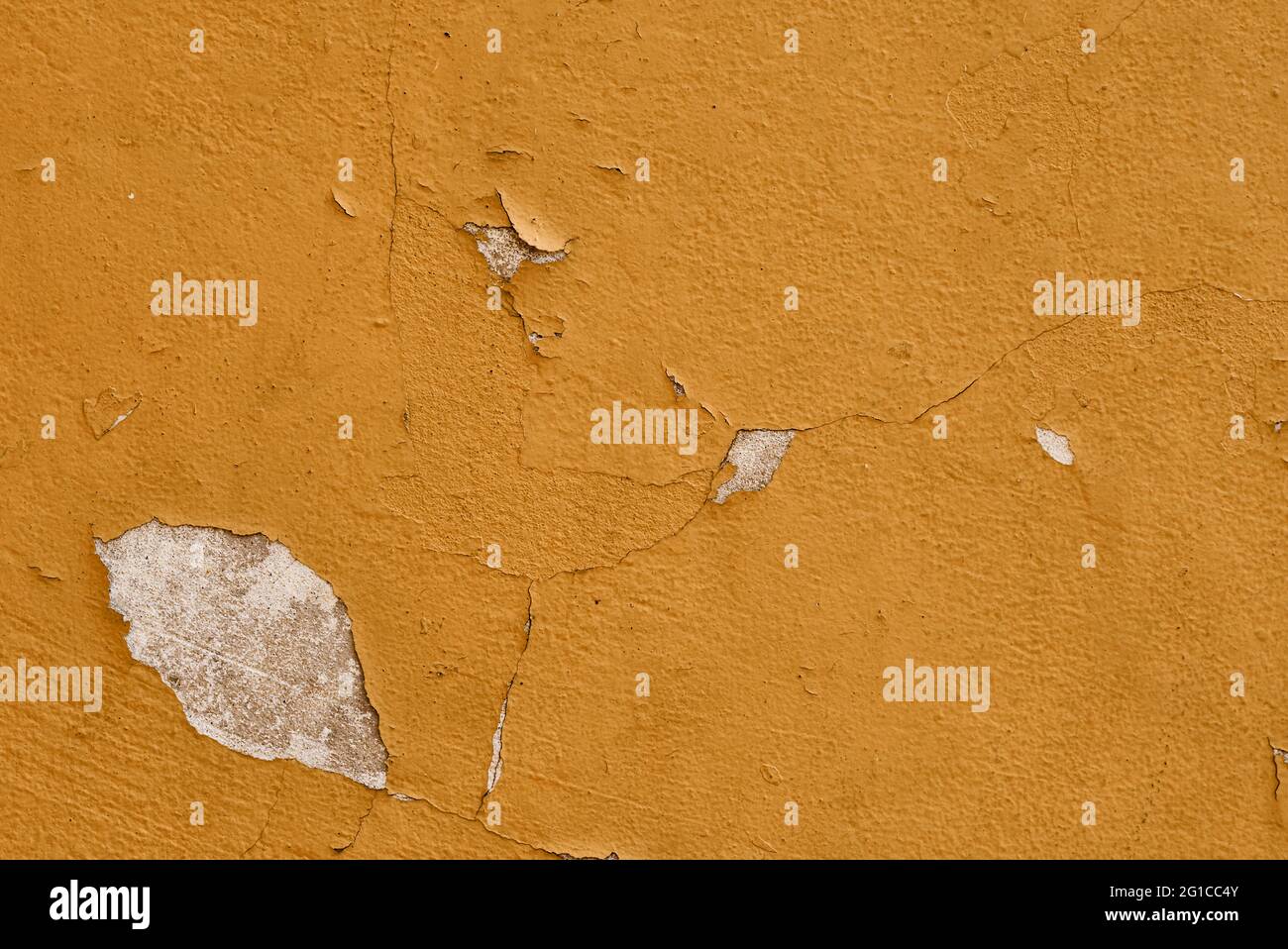 The color cracked on the wall Stock Photo - Alamy