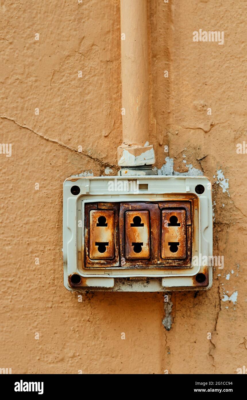 Unsafe plug hi-res stock photography and images - Alamy