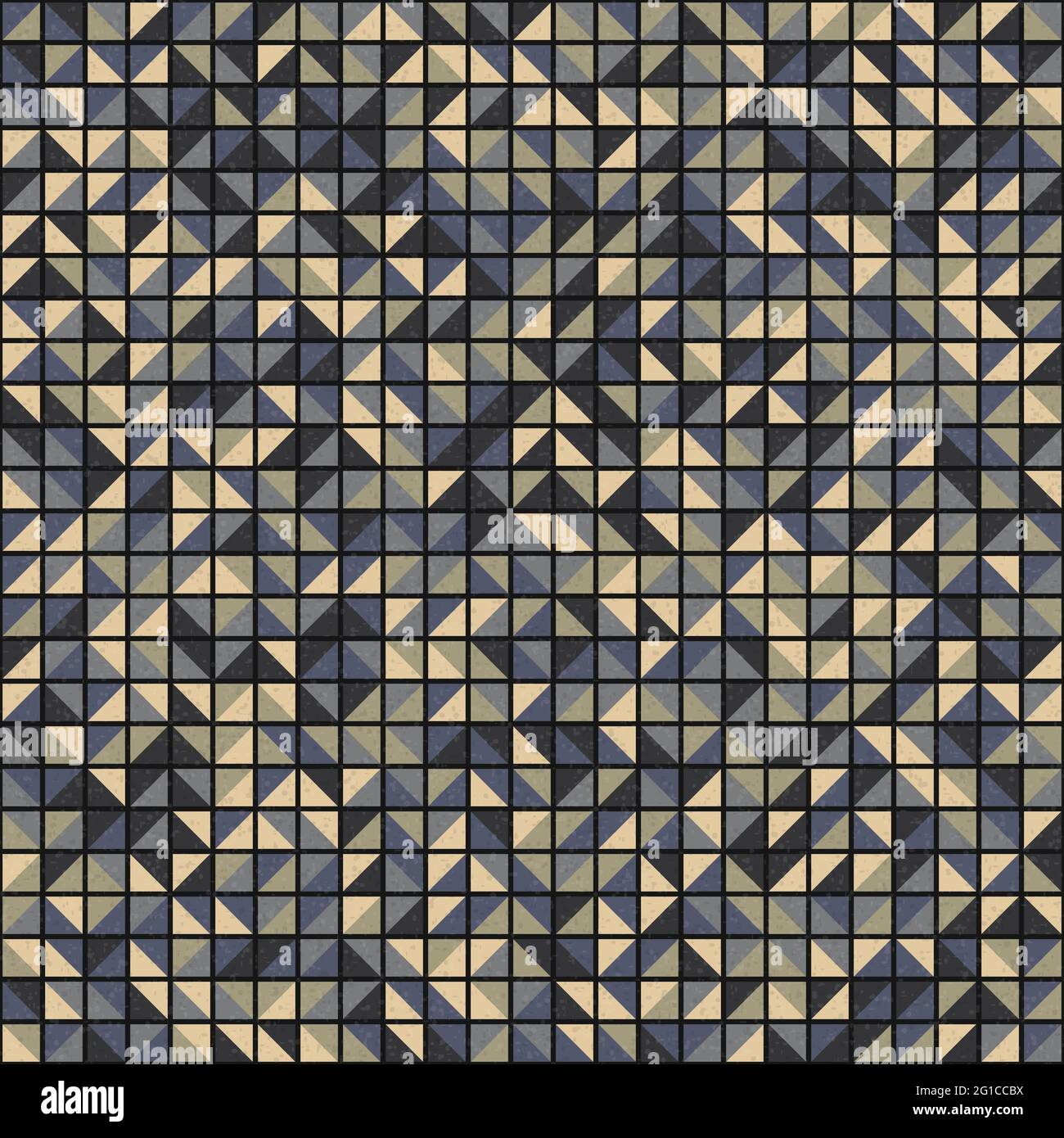 Abstract Geometrical generative computational art illustration Stock ...