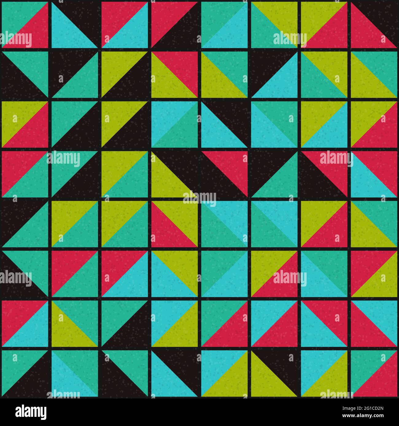 Abstract Geometrical generative computational art illustration Stock ...