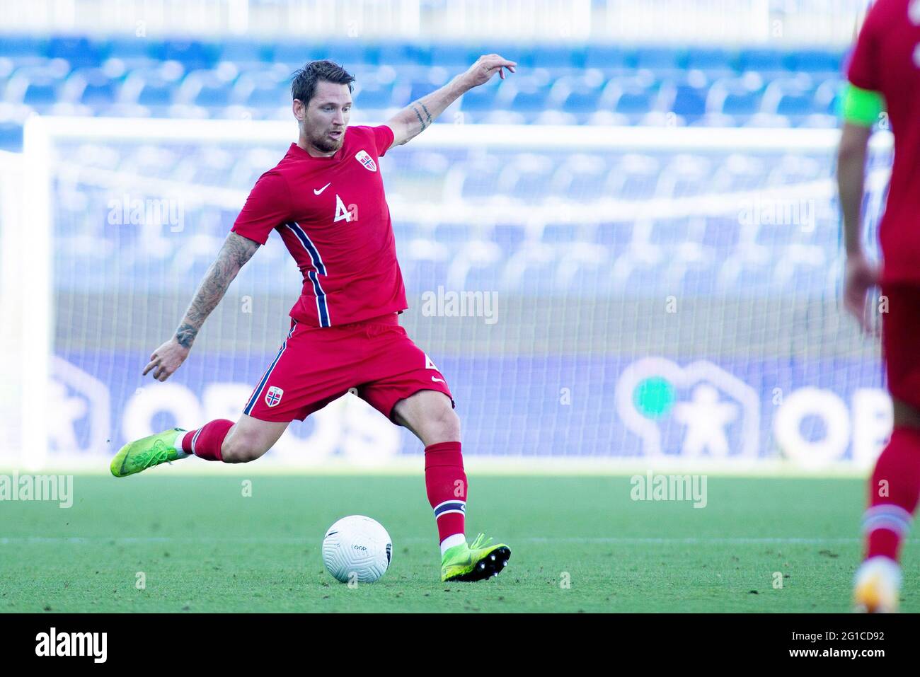 Stefan Strandberg of Norway during the international friendly football ...