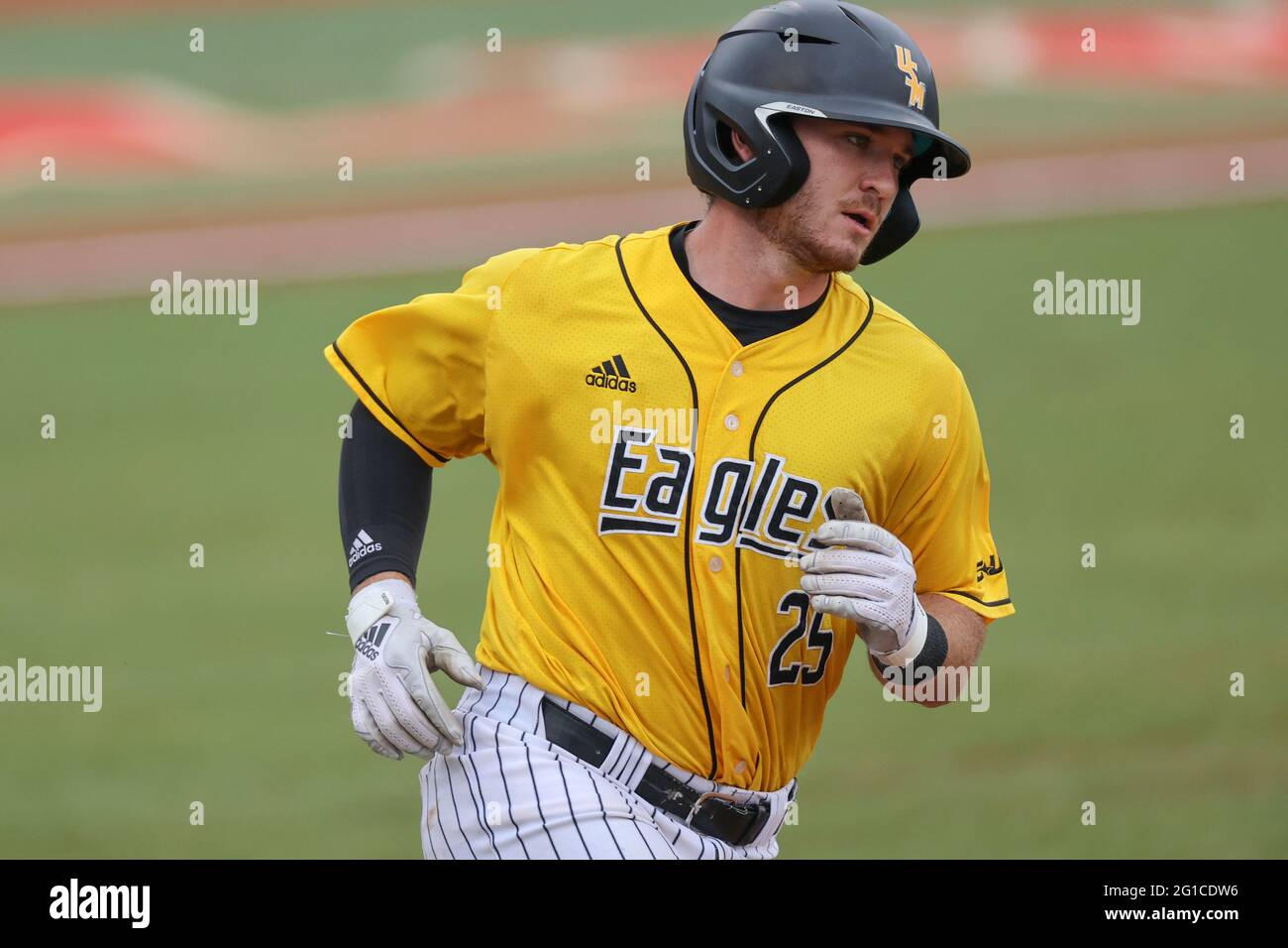 Oxford, MS, USA. 06th June, 2021. Southern Miss catcher Blake Johnson ...