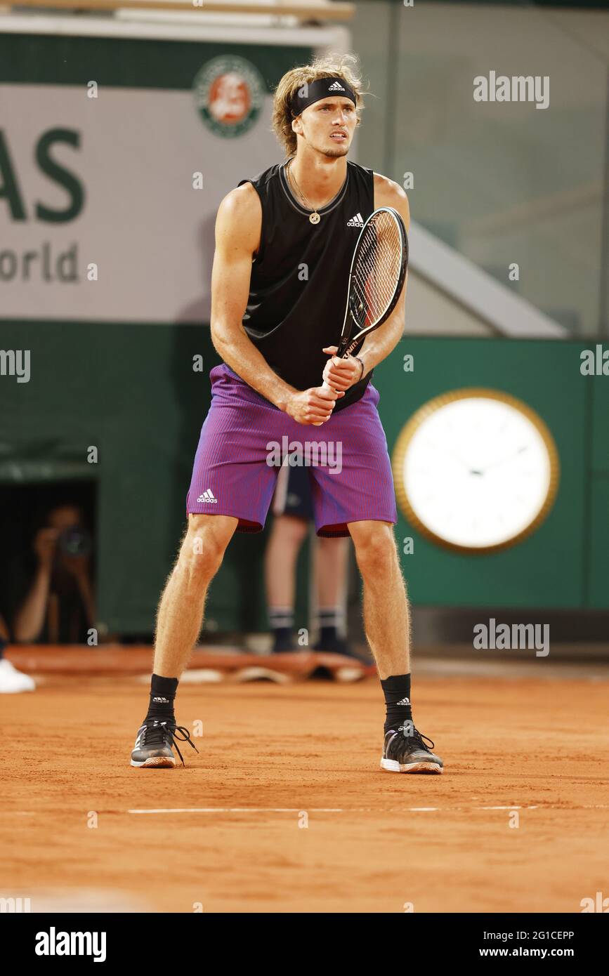 Alexander zverev roland garros 2021 hi-res stock photography and images ...