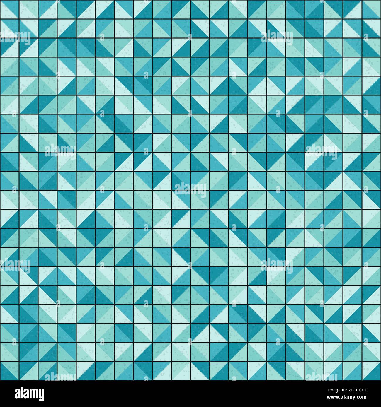 Abstract Geometrical generative computational art illustration Stock ...